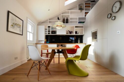 Loft Transformed Into Dynamic Living-Working Space. - Living in a shoebox
