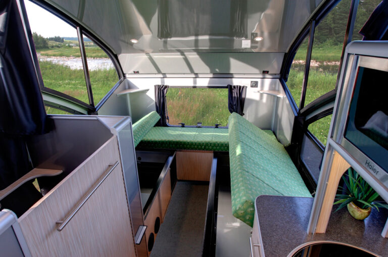 A Travel Trailer With a Retractable Roof - Living in a shoebox
