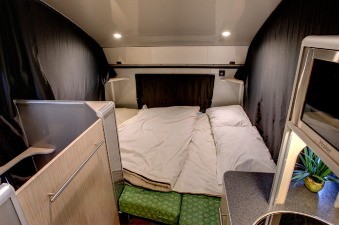 A Travel Trailer With a Retractable Roof - Living in a shoebox