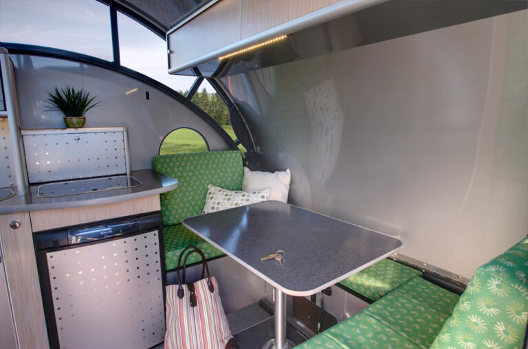 A Travel Trailer With a Retractable Roof - Living in a shoebox