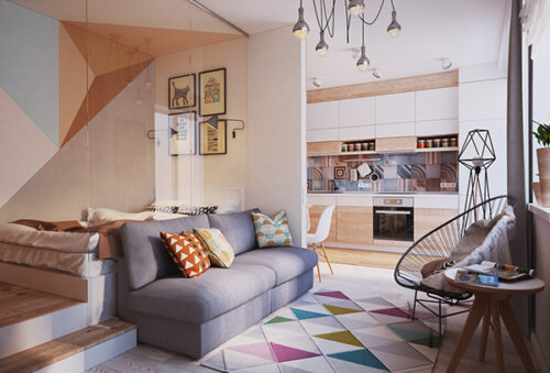430-Square-Foot Apartment in Ukraine Does Not Compromise on Function or ...