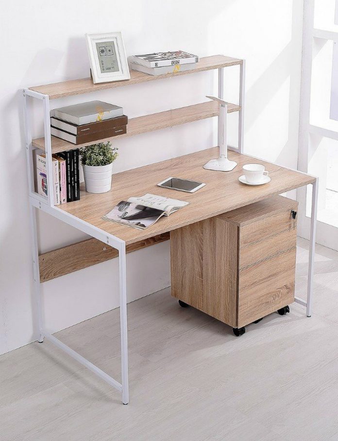 Ten Trendy Desks With Built-in Storage - Living in a shoebox
