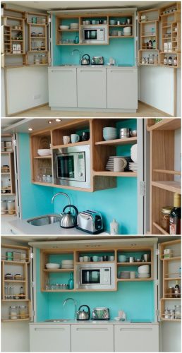 Nine Stunning Kitchenettes From Around the World - Living in a shoebox