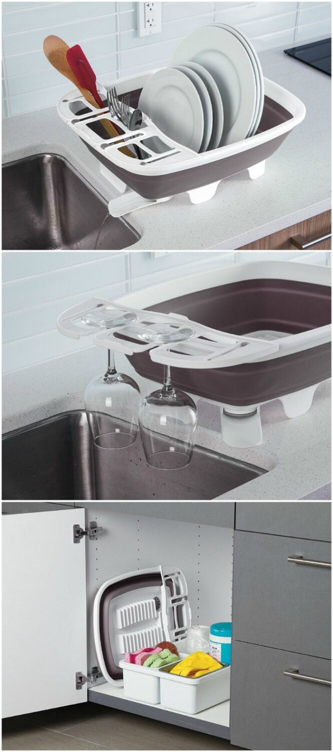 20 Clever Collapsible Designs That Save Valuable Space - Living in a ...