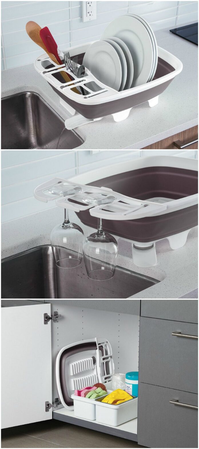 20 Clever Collapsible Designs That Save Valuable Space - Living in a ...