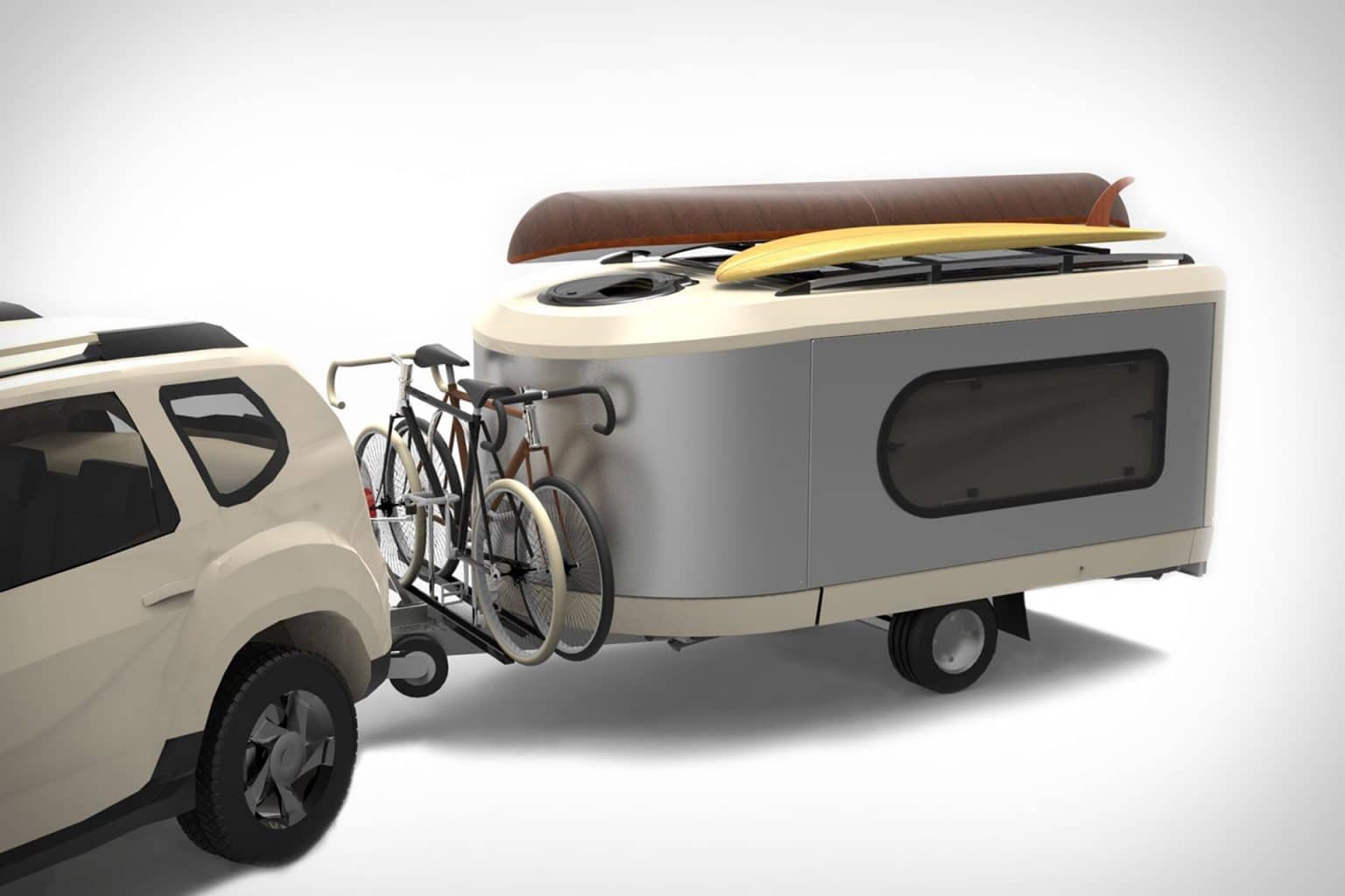 This Camper Pod Expands to Three Times Its Size - Living in a shoebox