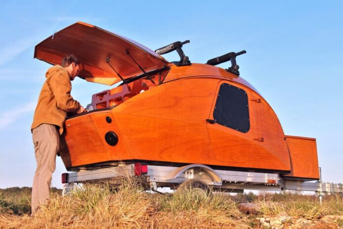 This Build-Your-Own Teardrop Camper Kit Takes Its Inspiration From Boat ...