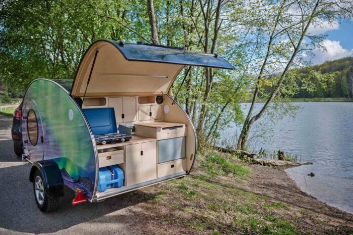 This Tiny Teardrop Camper Is a Scandi Style Lover’s Dream - Living in a ...