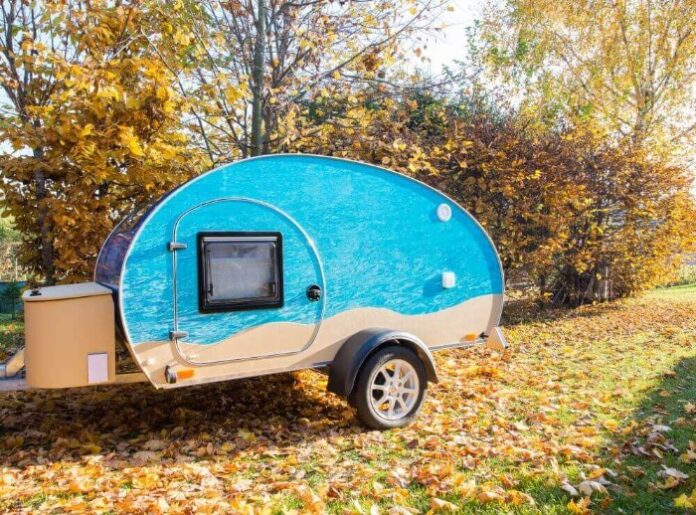This Tiny Teardrop Camper Is a Scandi Style Lover’s Dream - Living in a ...