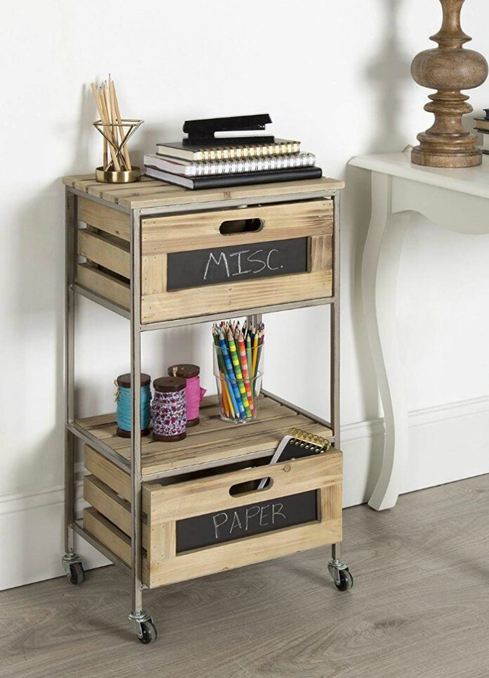 20 Stylish Rolling Carts That Add Extra Storage to Any Room - Living in ...