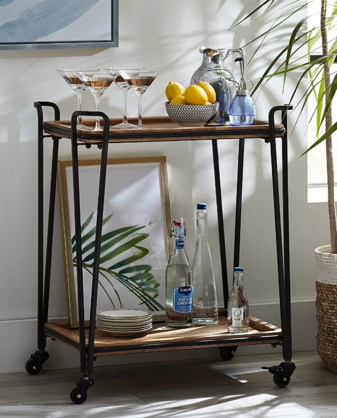 20 Stylish Rolling Carts That Add Extra Storage to Any Room - Living in ...