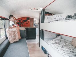 Family Bought $5K School Bus and Turned It Into Stunning Mobile Home ...