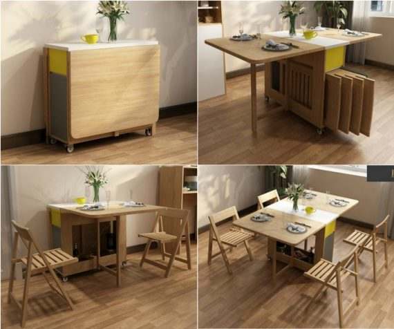 12 Brilliant Dining Table Ideas for Your Small Space - Living in a shoebox