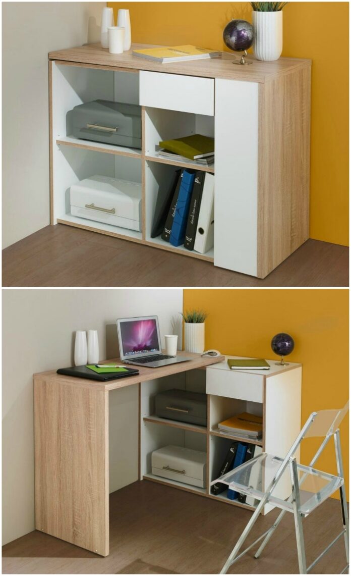15 Excellent Desk Ideas for Small Spaces - Living in a shoebox