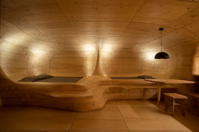 Tenon Architecture Creates Spectacular Wooden Cave for Greek Resort ...