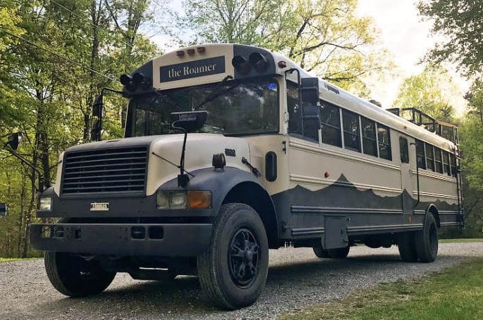 Caleb and Friends Converted Old School Bus Into a Lovely Mobile Home on ...