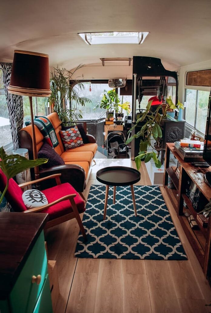 Australian Couple Convert Old City Bus Into Colourful Motorhome ...