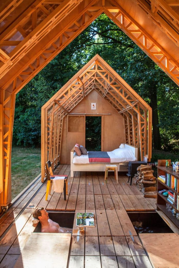 Sliding Walls Make This Dutch Cabin a Transforming Wonder - Living in a ...