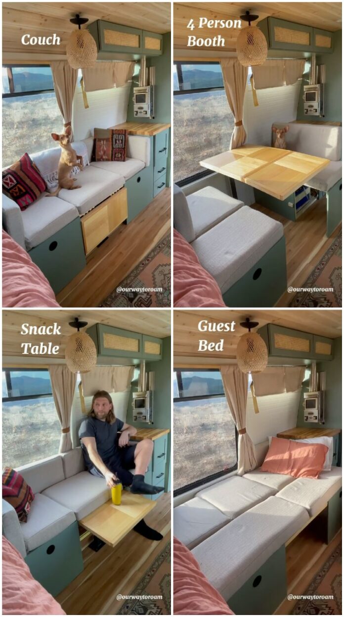 Young Couple Transformed a Shuttle Bus Into a Comfortable Home - Living ...