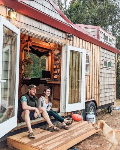 Couple Built Tiny House Entirely From Scratch - Even Milling Their Own ...