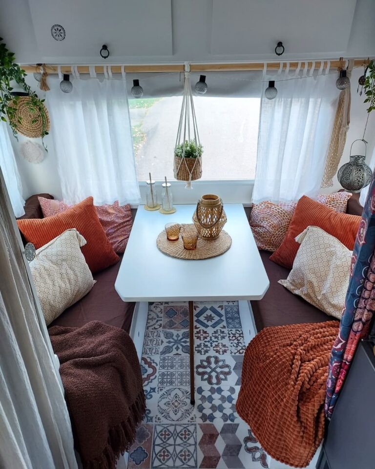Grandmother Transforms $550 Caravan Into Boho-Chic Holiday Home ...