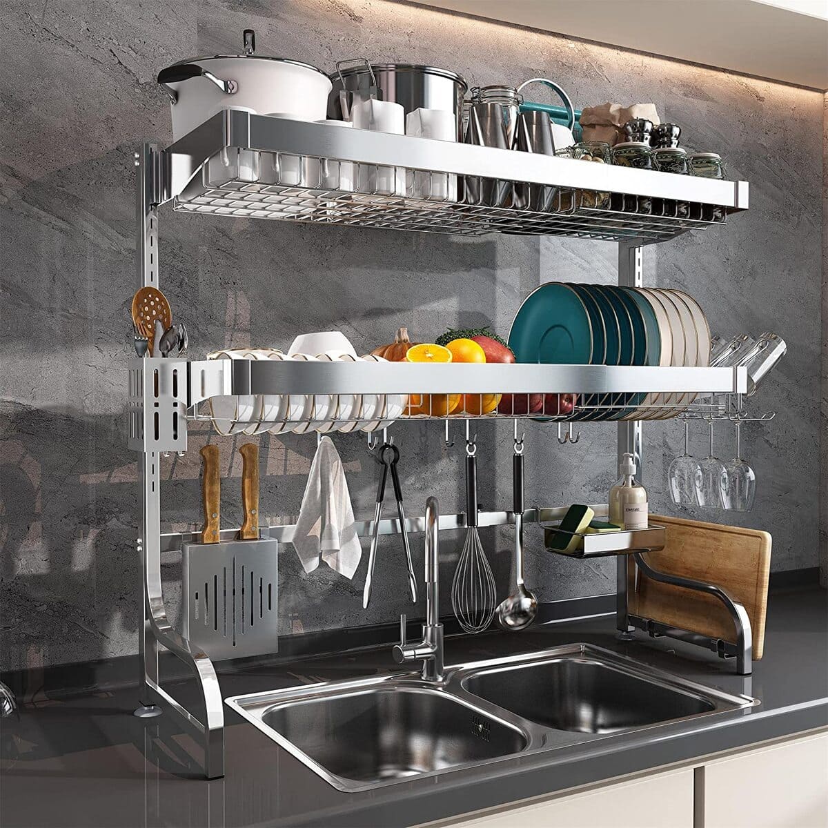 In Sink Dish Drainer Racks