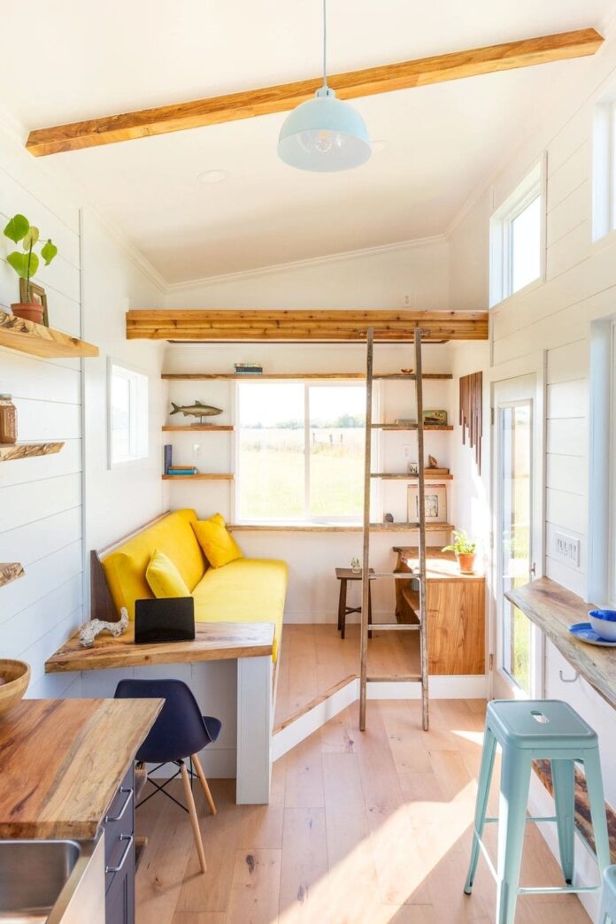 This Beautiful Tiny House Features a Space-Saving Staircase and a ...