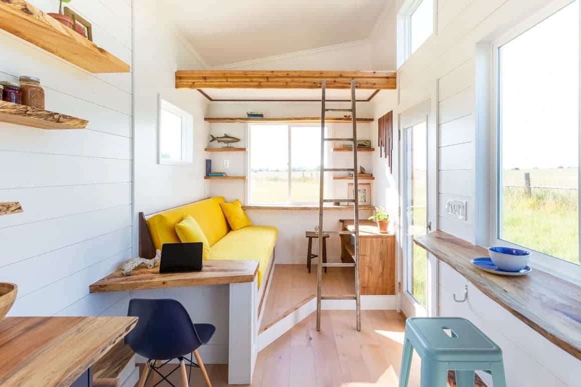 This Beautiful Tiny House Features a Space-Saving Staircase and a ...