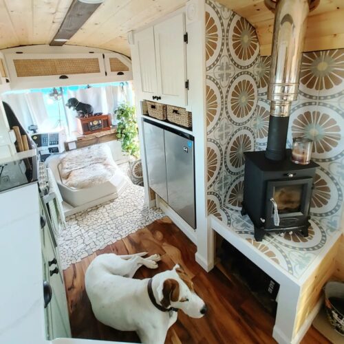 Colorado Couple Turned 2006 School Bus Into a Stylish Boho Home on a ...