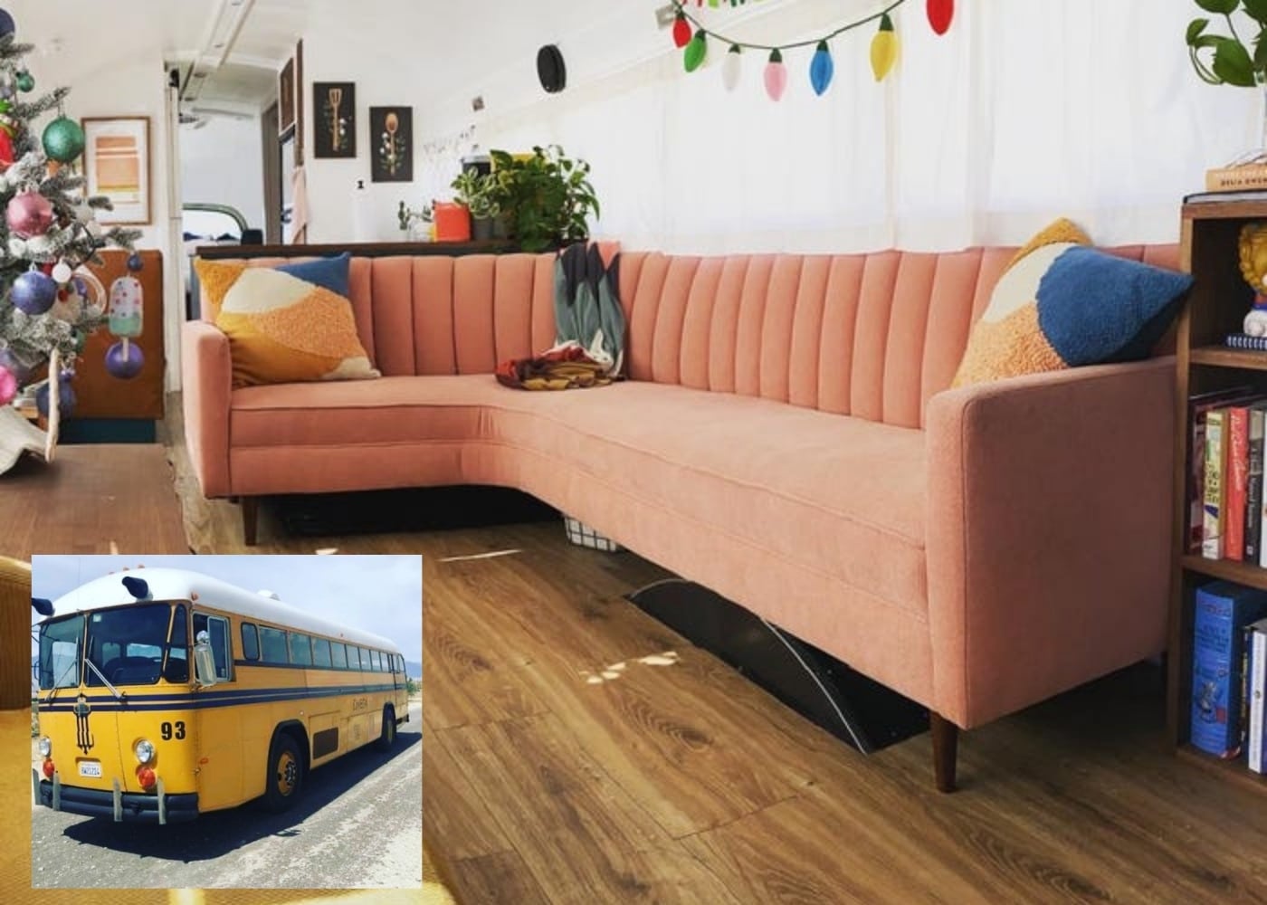 Californian Couple Wanting to Cut Living Costs Buy $7,500 School Bus ...