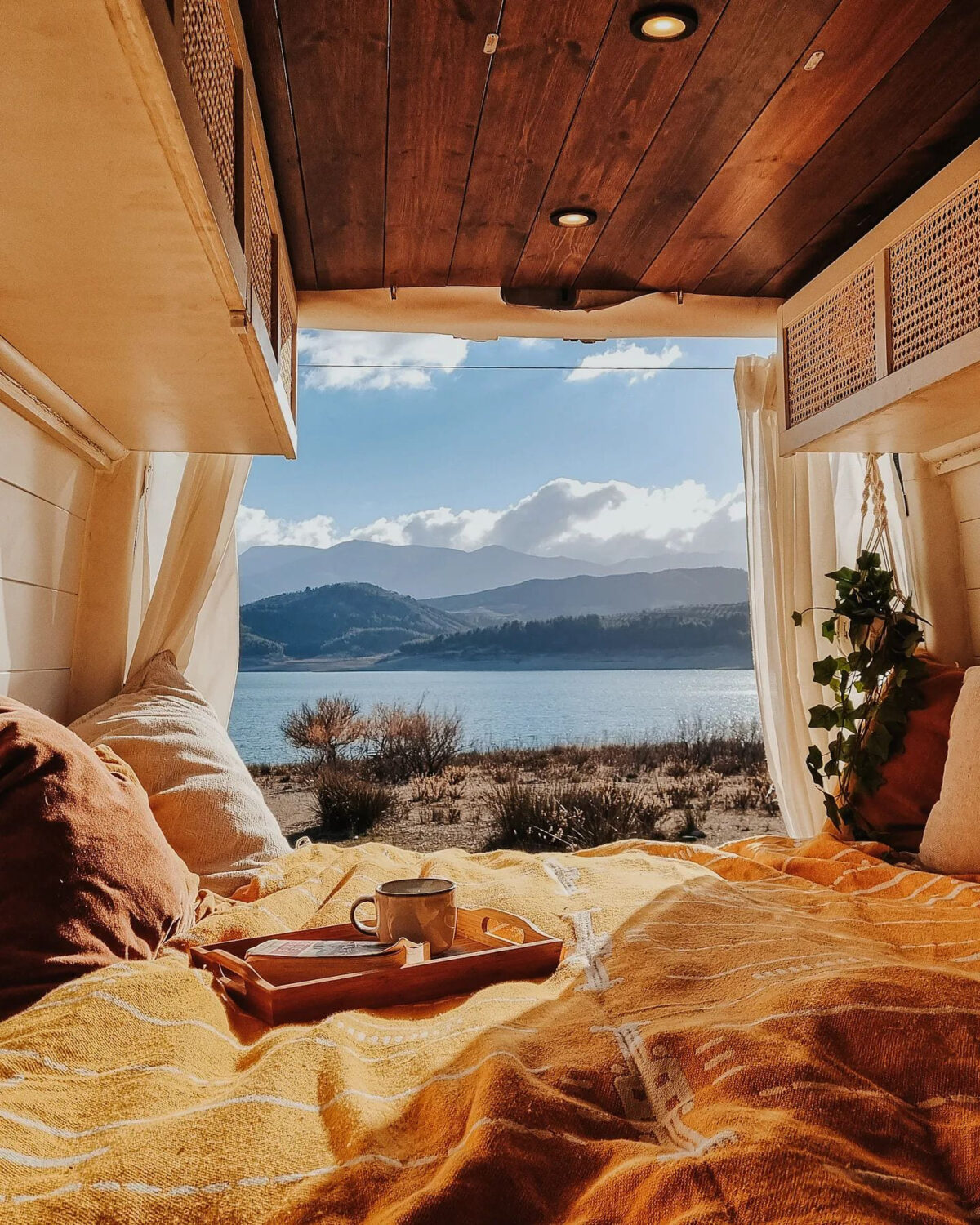 Swedish Couple Converted Mercedes Sprinter Van Into Charming Cabin on ...