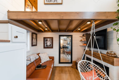 Mother and Teenage Daughter Live Large in Farmhouse Style Tiny House ...