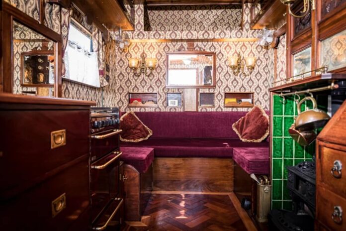 Victorian-Style Campervan Features Spectacular Mahogany Interior ...