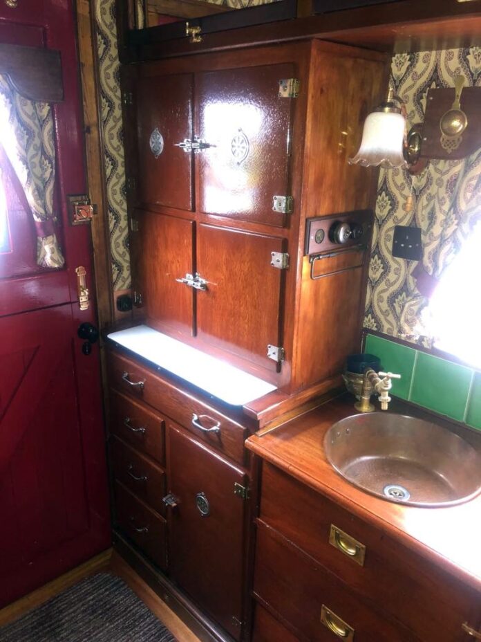 Victorian-Style Campervan Features Spectacular Mahogany Interior ...