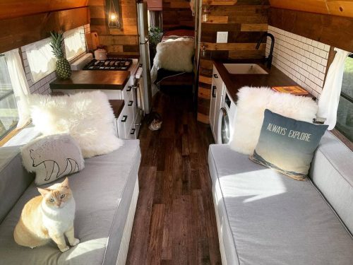 This Bus Conversion Has One of the Best-Organized Kitchens You Will ...