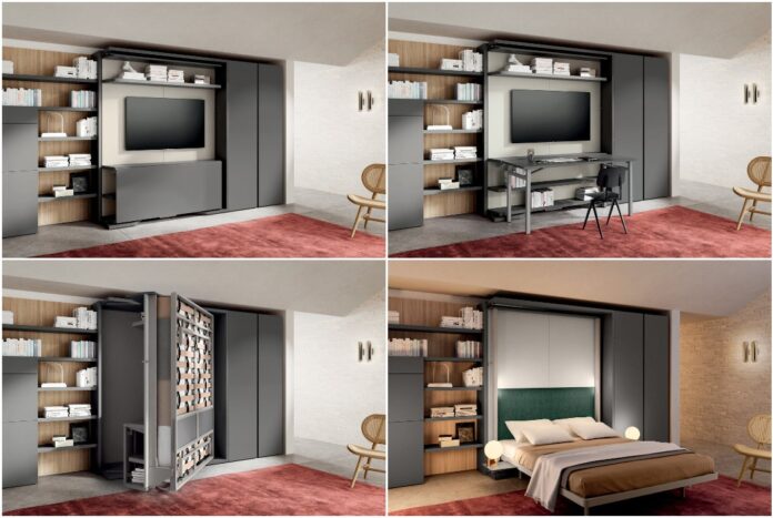 10 Murphy Beds With Integrated Desks: Your Home Office and Bedroom ...