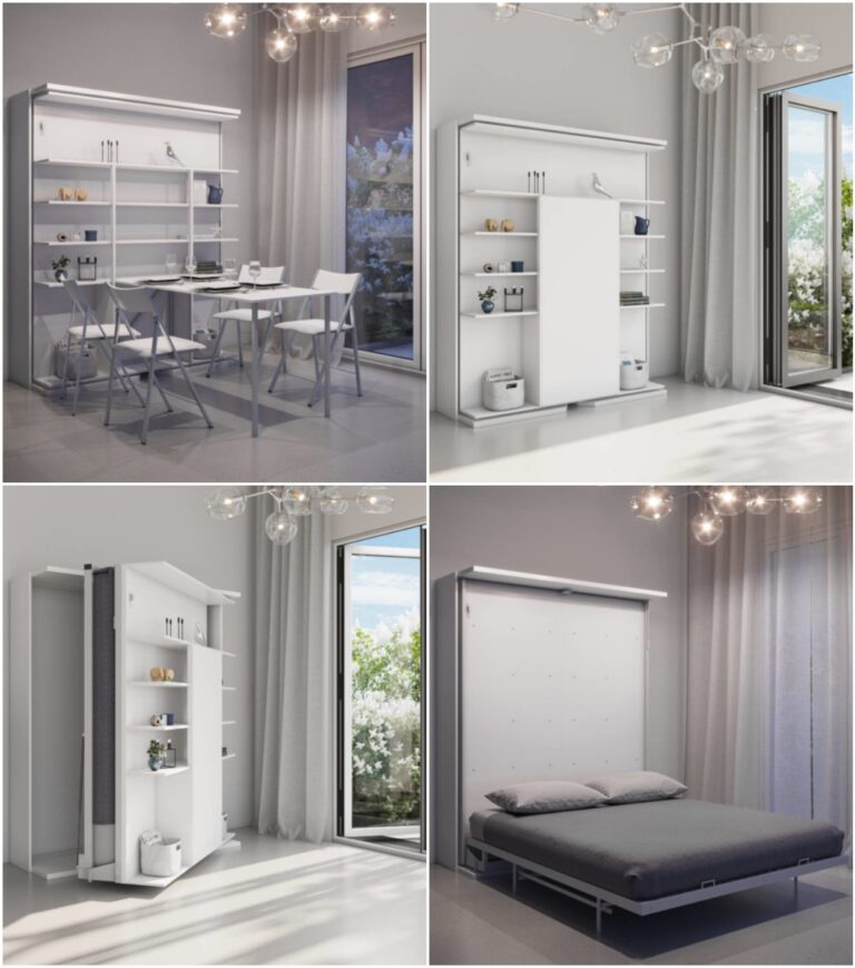 10 Murphy Beds With Integrated Desks: Your Home Office and Bedroom ...