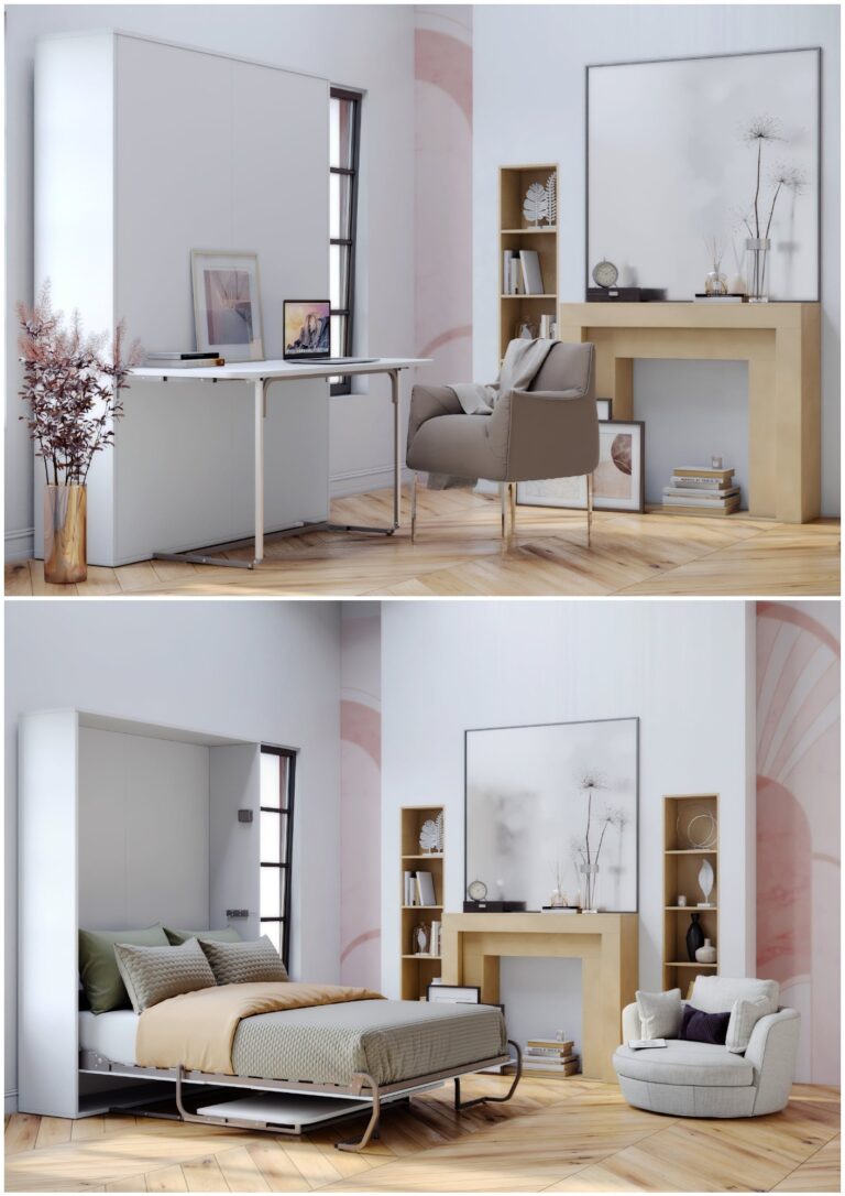 10 Murphy Beds With Integrated Desks: Your Home Office and Bedroom ...