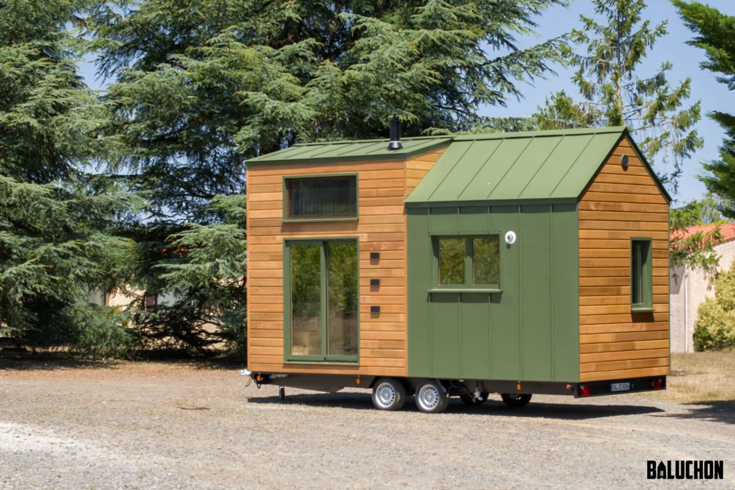 The Milanda Tiny House Boasts Charming Office Nook Under Stairs and ...