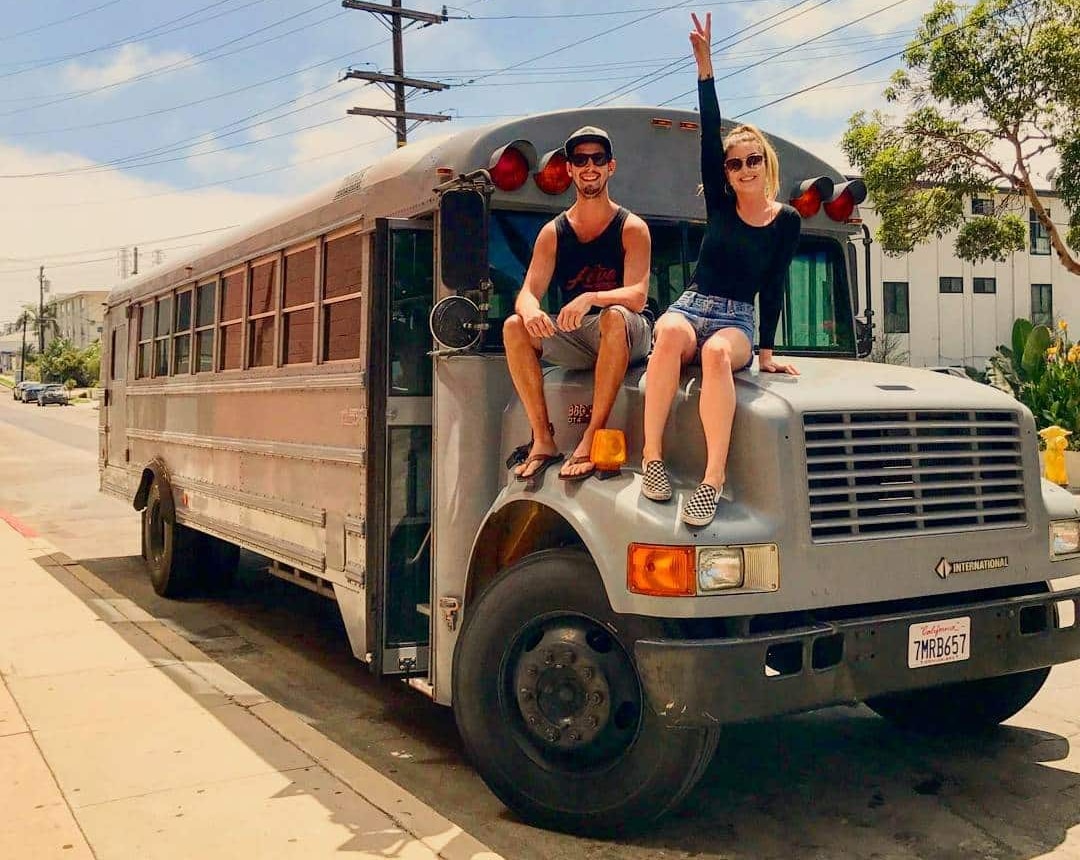 Couple Turns Old School Bus Into Beautiful Home With Help From YouTube ...