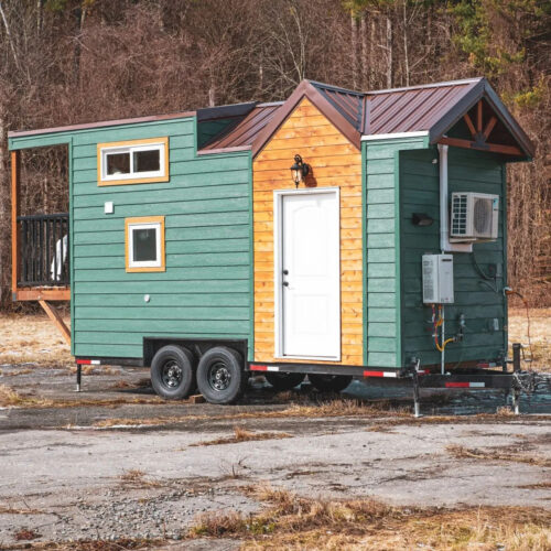 Tiny House Boasts Ingenious Collapsible Stairs With Hideaway Wardrobe ...