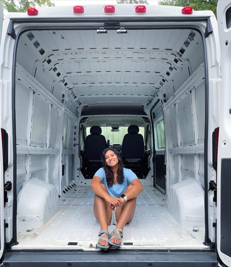 Michigan Woman Builds Remarkable Campervan: Sleeping Area Transforms ...