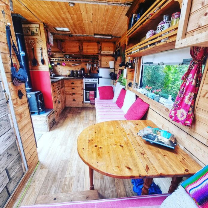 Removals Van Transformed Into Cozy Home, With Hideaway Bathtub in the ...