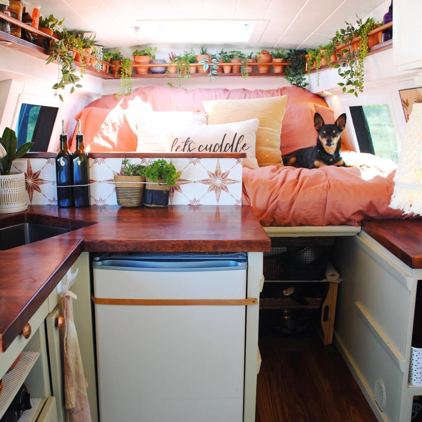 A Charming Tiny Home on Wheels: Brenda's Story of Vanlife, Exploding ...