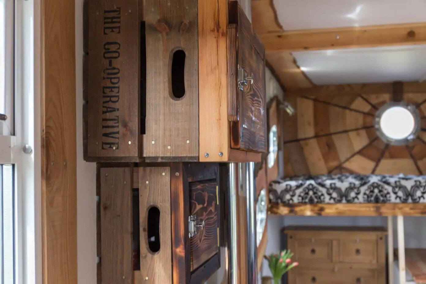 Cargo Lorry Converted Into Charming Holiday Cottage, Complete With ...