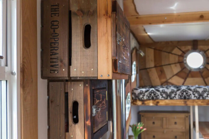 Cargo Lorry Converted Into Charming Holiday Cottage, Complete With ...