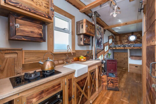 Cargo Lorry Converted Into Charming Holiday Cottage, Complete With ...