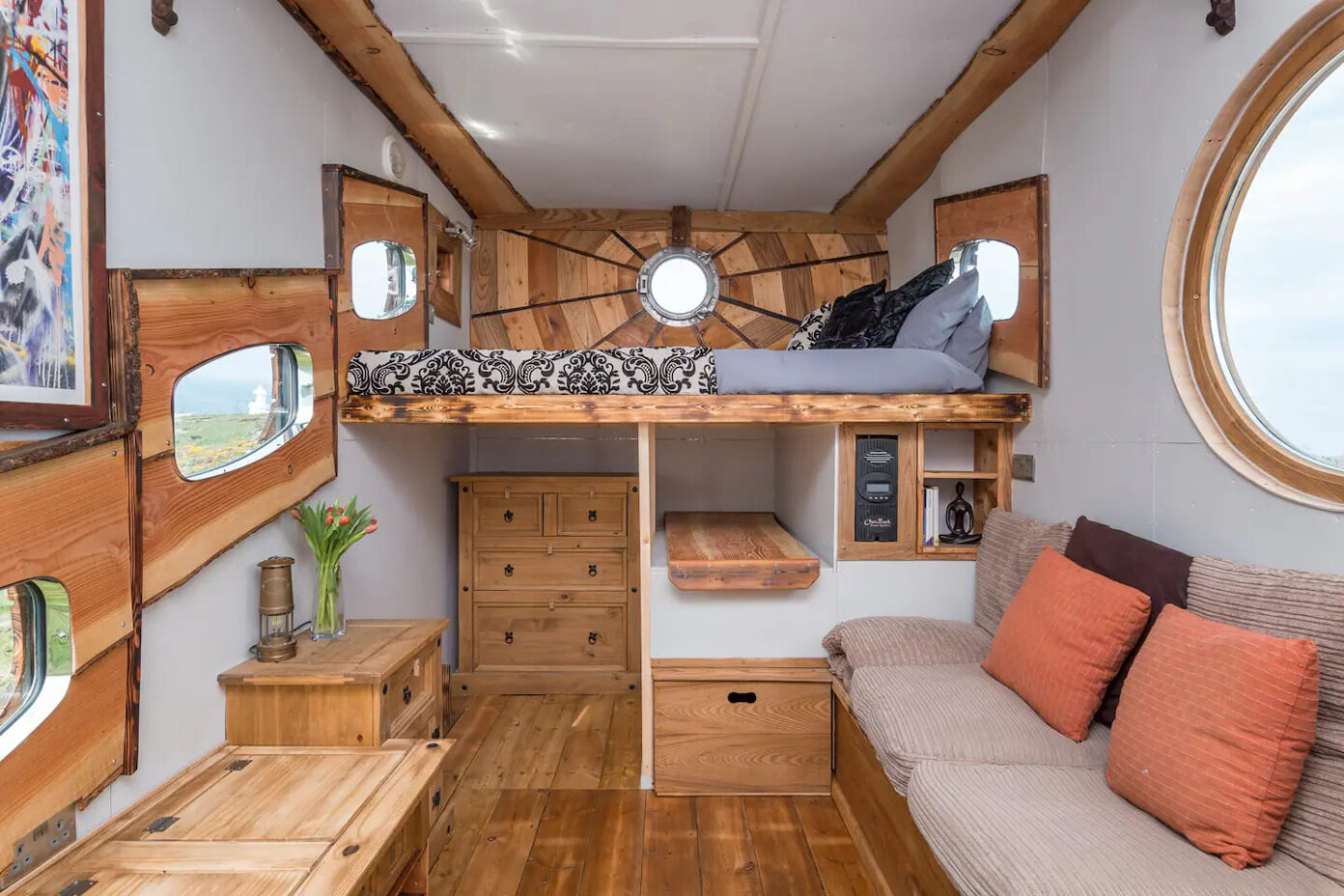 Cargo Lorry Converted Into Charming Holiday Cottage, Complete With ...