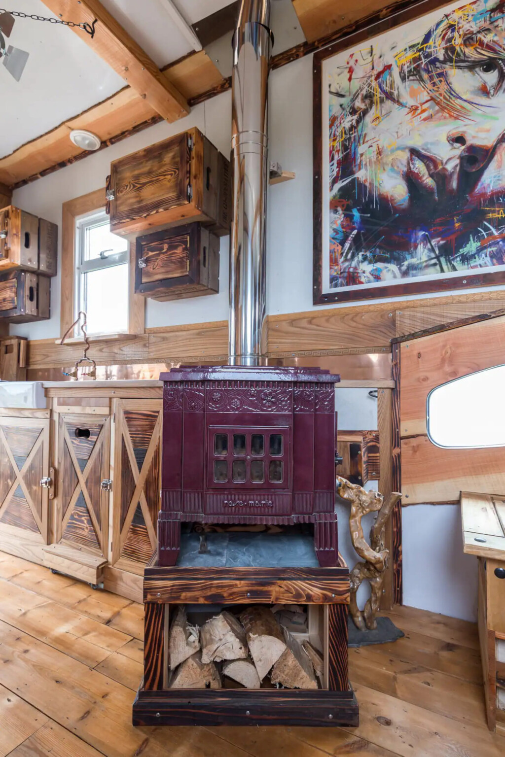 Cargo Lorry Converted Into Charming Holiday Cottage, Complete With ...