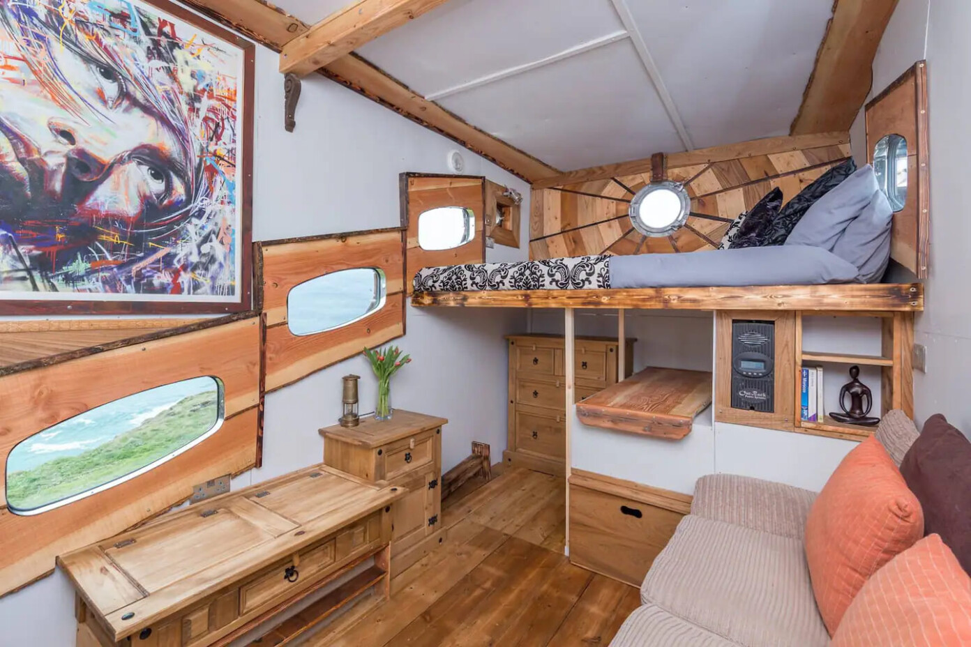 Cargo Lorry Converted Into Charming Holiday Cottage, Complete With ...